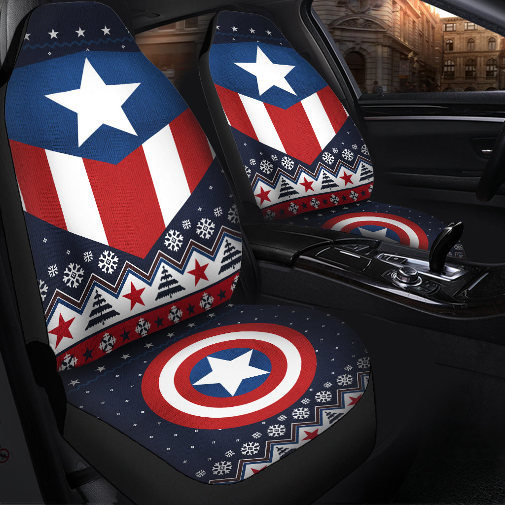 Captain america seat covers store