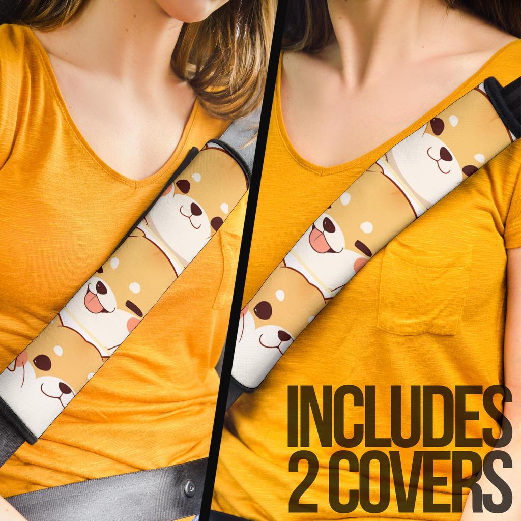 Corgi Dog Lover Personalized Adjustable Premium Custom Car Seat Belt ...