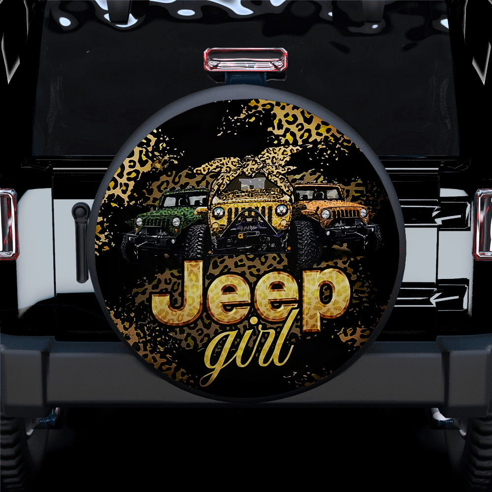 Cute Jeep Girls Spare Tire Covers for Campers - Fun Gift Idea - AnimeBape
