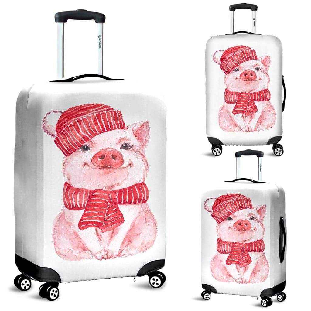 Adorable Pig Luggage Cover Protector for Suitcases and Travel Bags ...