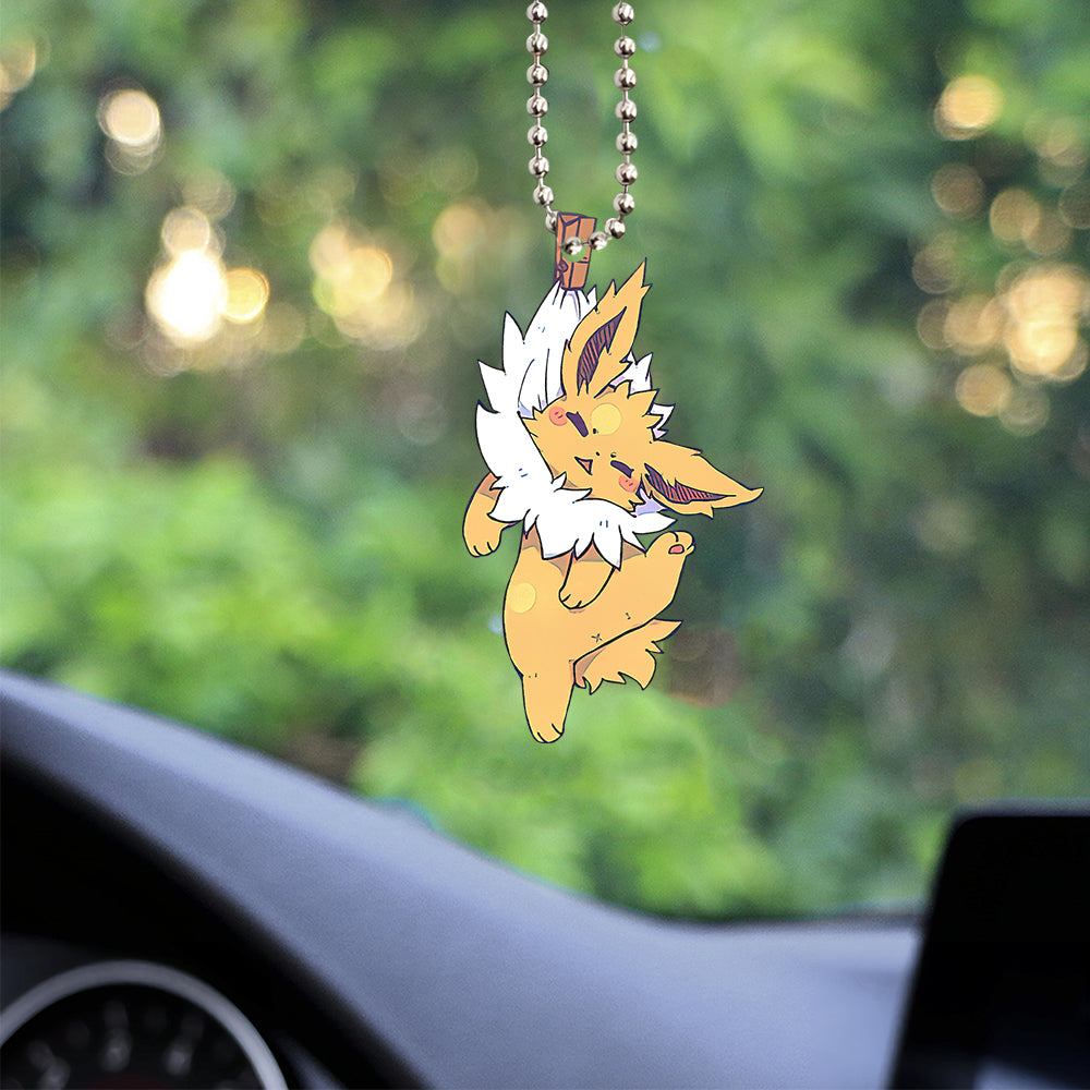 Jolteon Eeveelution Custom Shape Ornament Cute Custom Shape Car ...