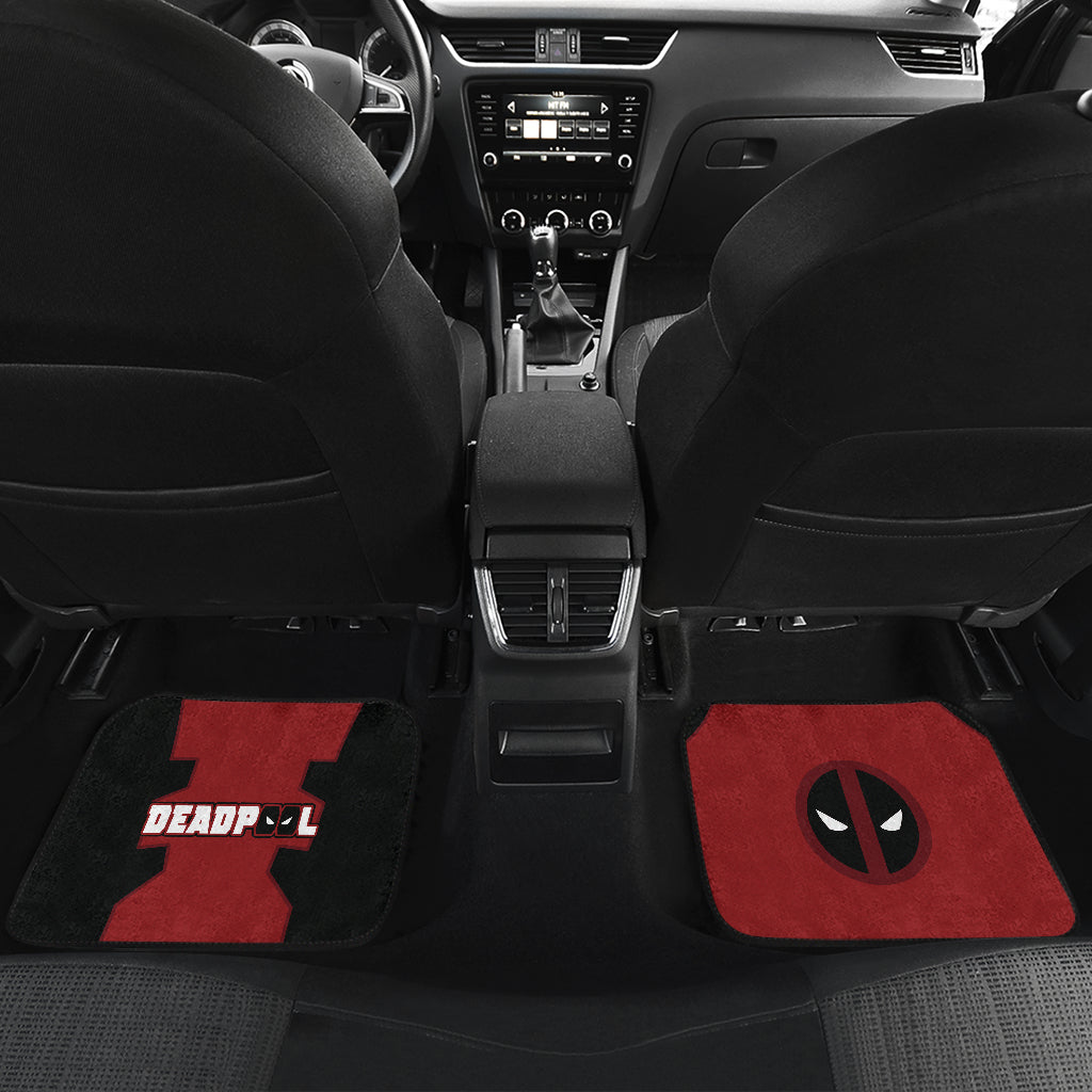 Deadpool Comic Custom Car Floor Mats - Premium Quality Mats - AnimeBape