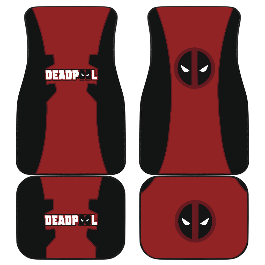 Deadpool Comic Custom Car Floor Mats - Premium Quality Mats - AnimeBape
