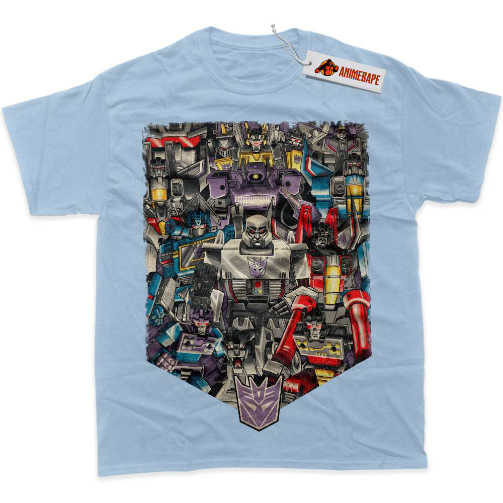 Transformers Decepticons Graphic Tee, Movie Shirt, Casual T-Shirt ...
