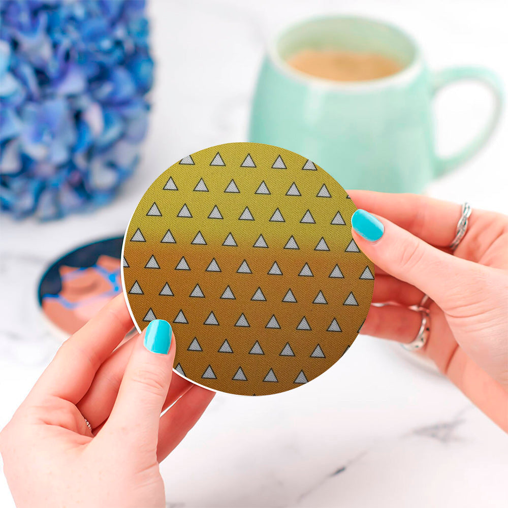 Demon Slayer Zenitsu Drink Coasters - AnimeBape