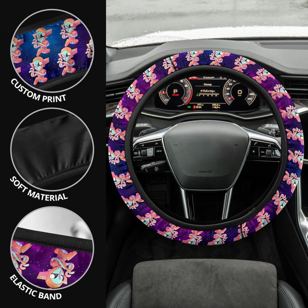 Deoxys Pokemon Steering Wheel Cover for Cars Deoxys - AnimeBape