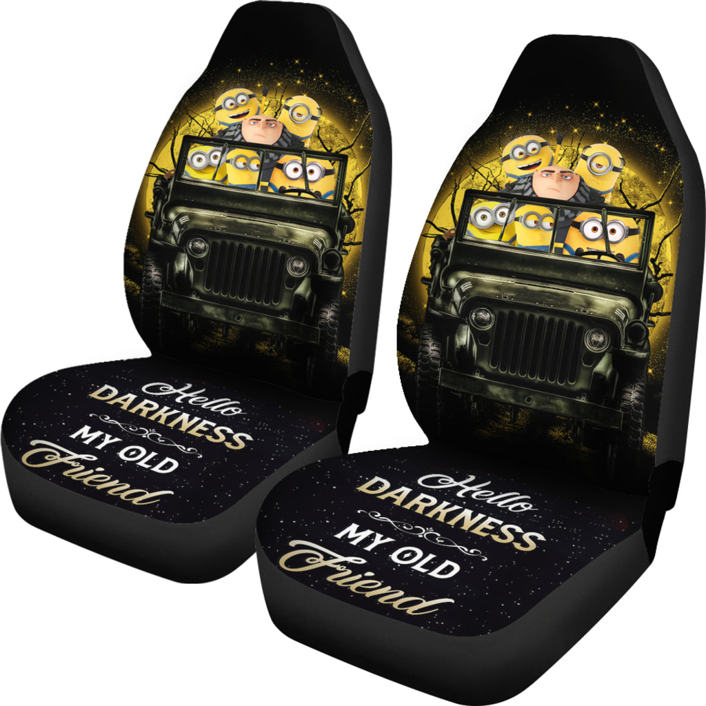 Minion car seat covers store