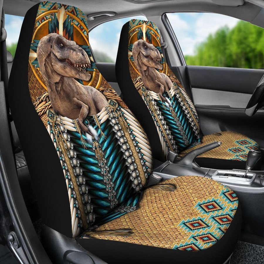 Dinosaur-Themed Car Seat Covers for Kids - Fun Auto Accessories - AnimeBape