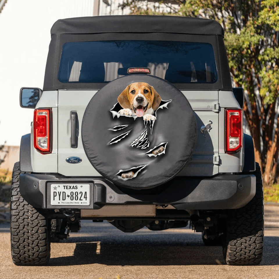Beagle Dog Jeep Spare Tire Cover Gift for Campers and Dog Lovers ...