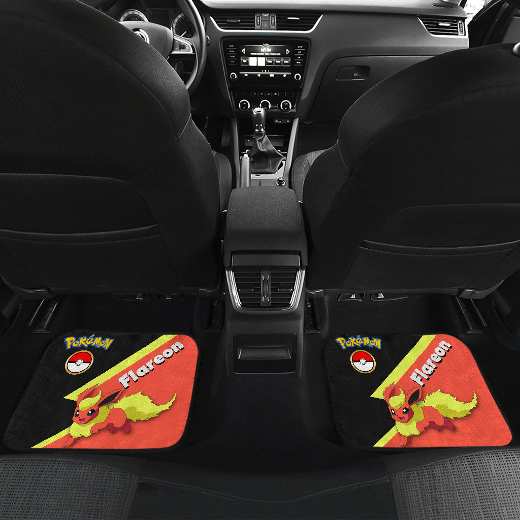 Flareon 2 Pokemon Car Accessories - Floor Mats for Cars - AnimeBape