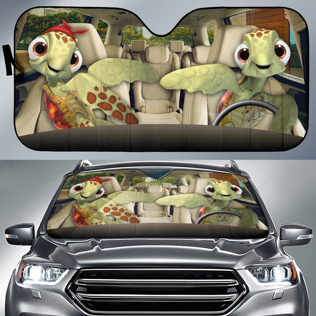 Finding Nemo Funny Turtles Auto Sunshades for Car Protection - AnimeBape