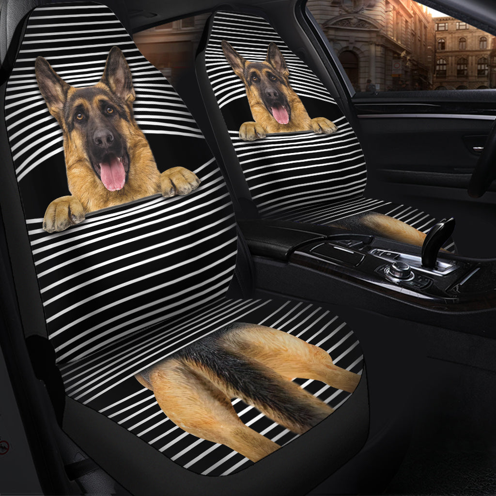 Premium Custom German Shepherd Car Seat Covers Protectors - AnimeBape