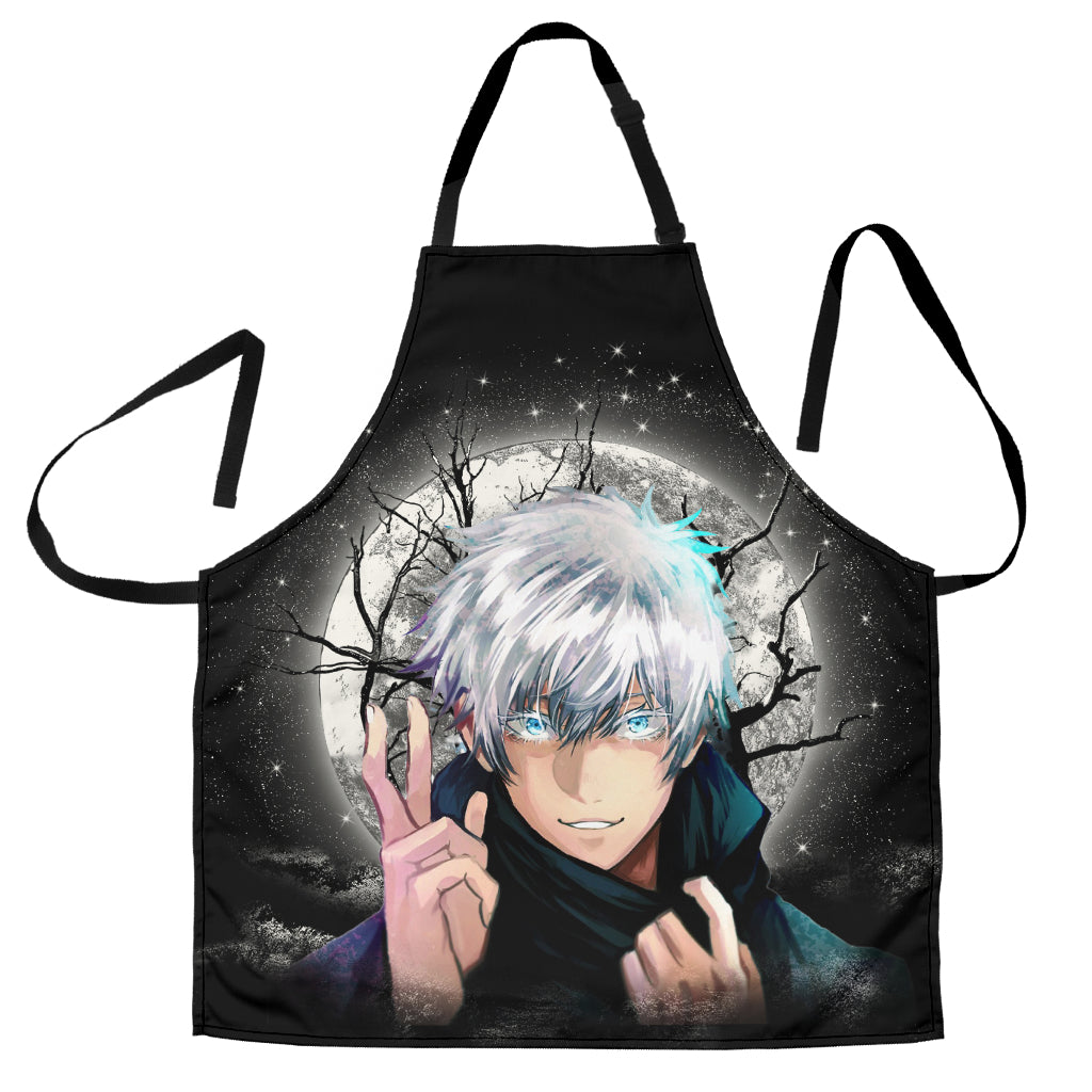 Custom Cooking Apron Gift for Culinary Enthusiasts - Gojo Moonlight ...