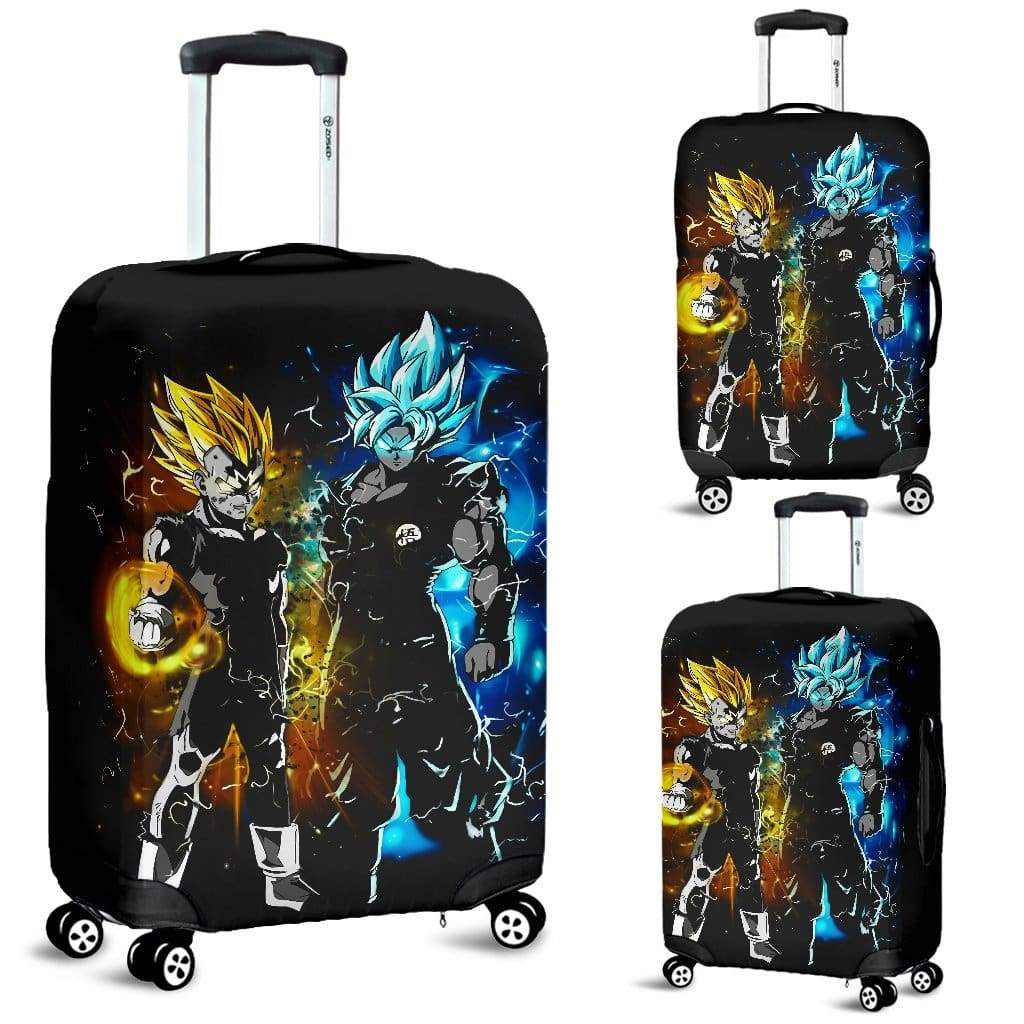Goku Vegeta Suitcase Protector Luggage Cover for Travel - AnimeBape