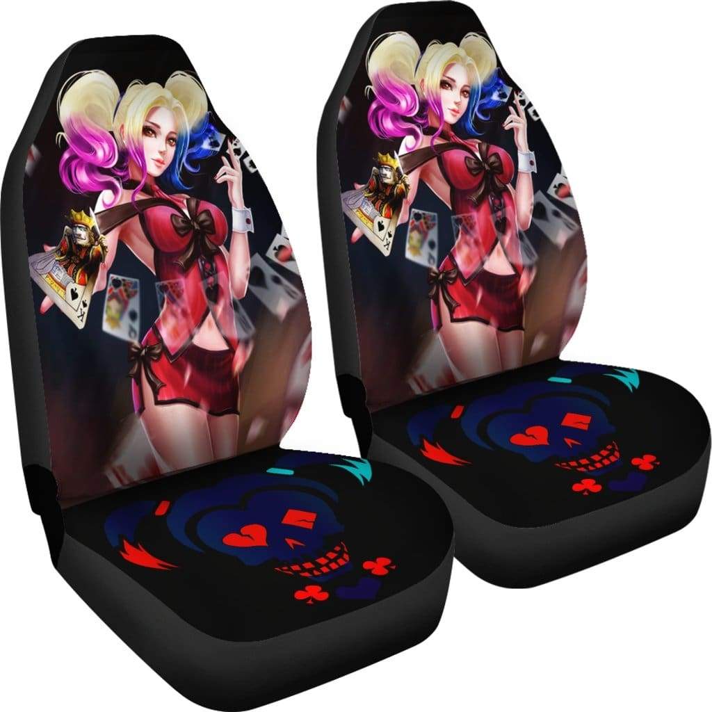 Harley quinn seat covers store