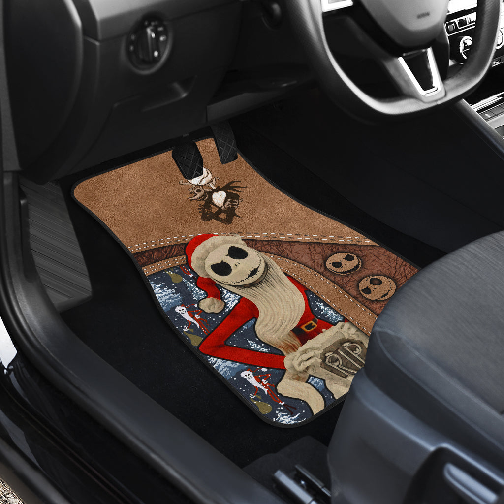 Jack Skellington Horror Car Floor Mats - Get In Sit Down Shut Up ...