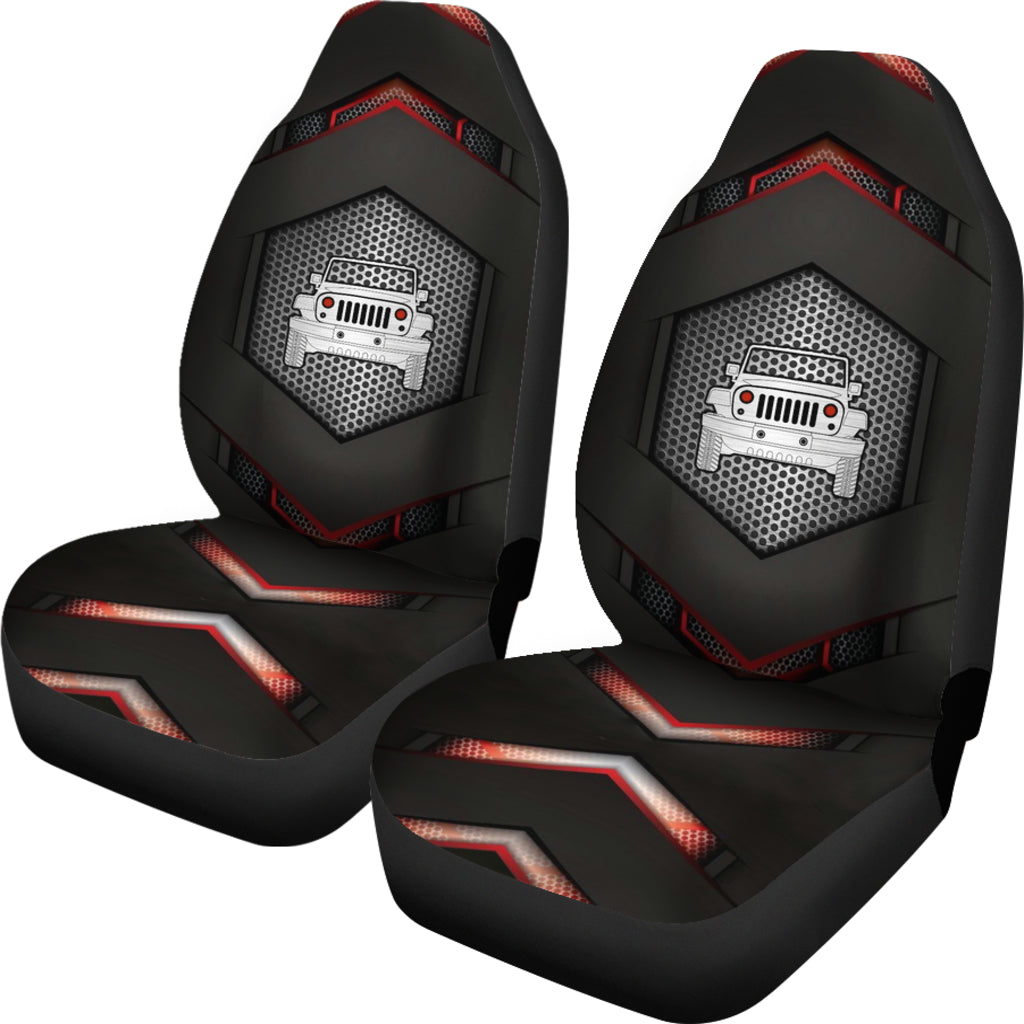 Premium Jeep Iron Car Seat Cover for Ultimate Protection - AnimeBape