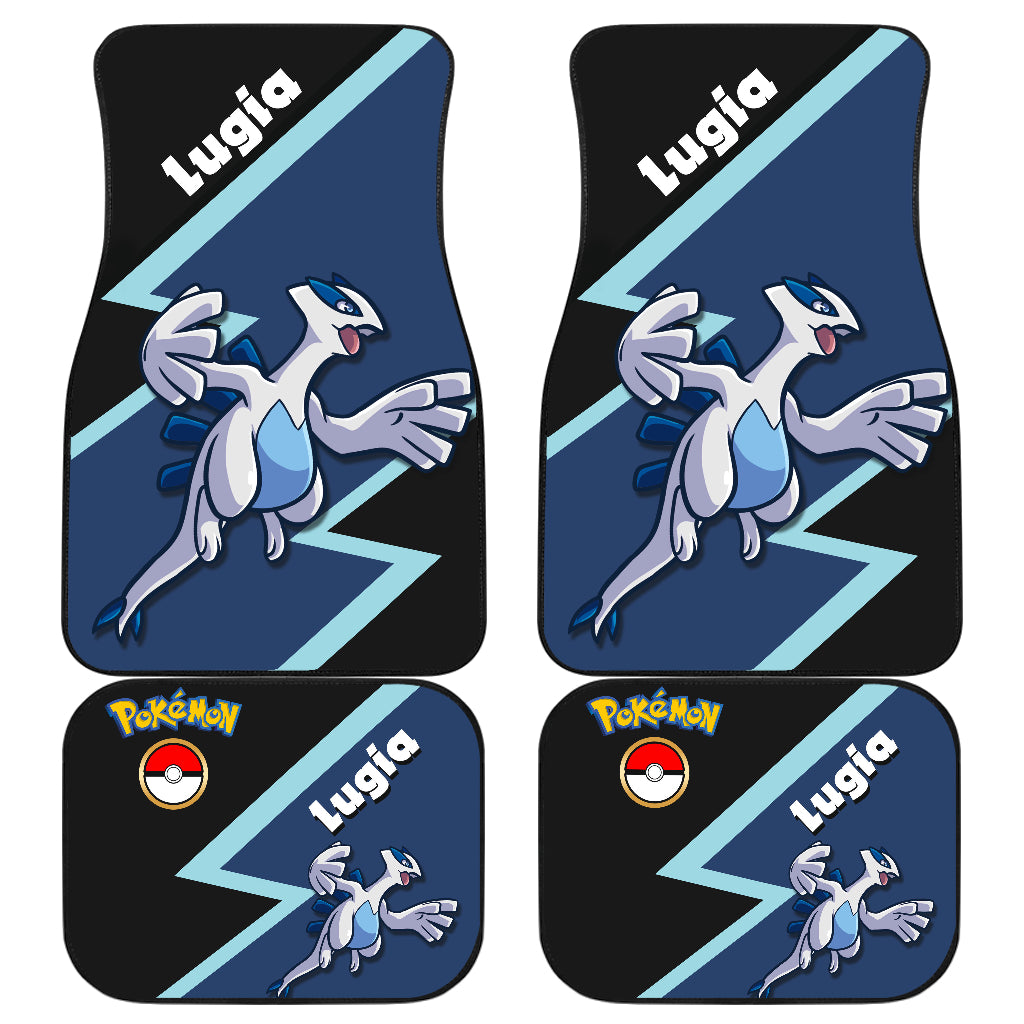 Lugia Pokemon Car Accessories - Floor Mats for Vehicles - AnimeBape