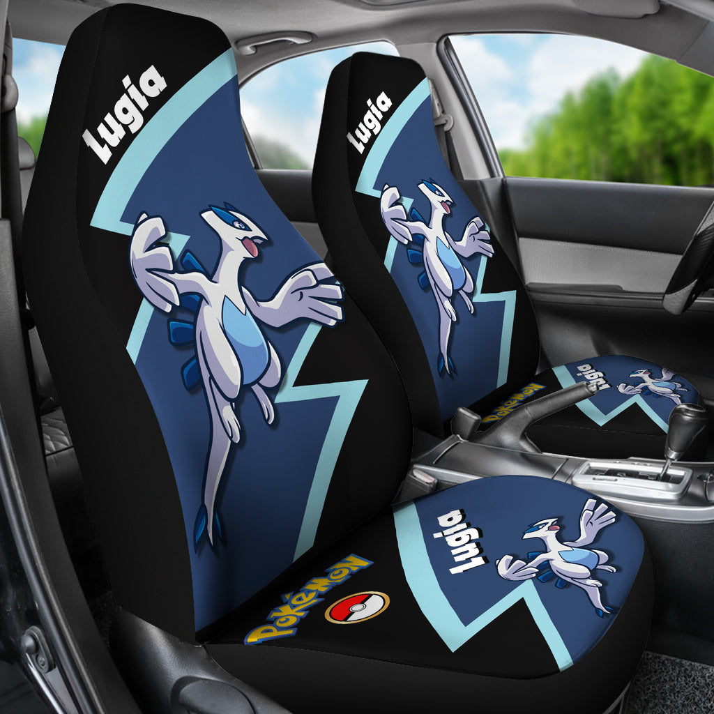 Lugia Pokemon Custom Car Seat Covers Premium Decor Protectors - AnimeBape