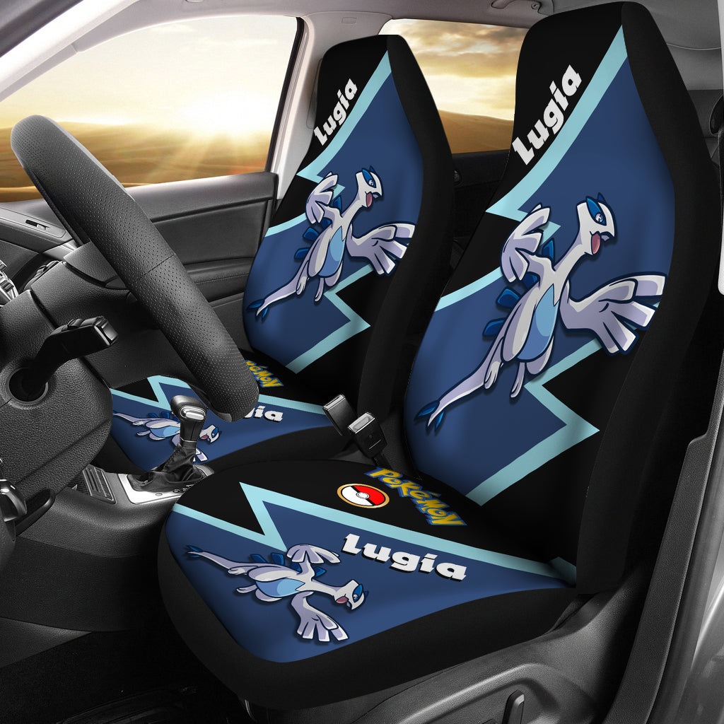 Lugia Pokemon Custom Car Seat Covers Premium Decor Protectors - AnimeBape
