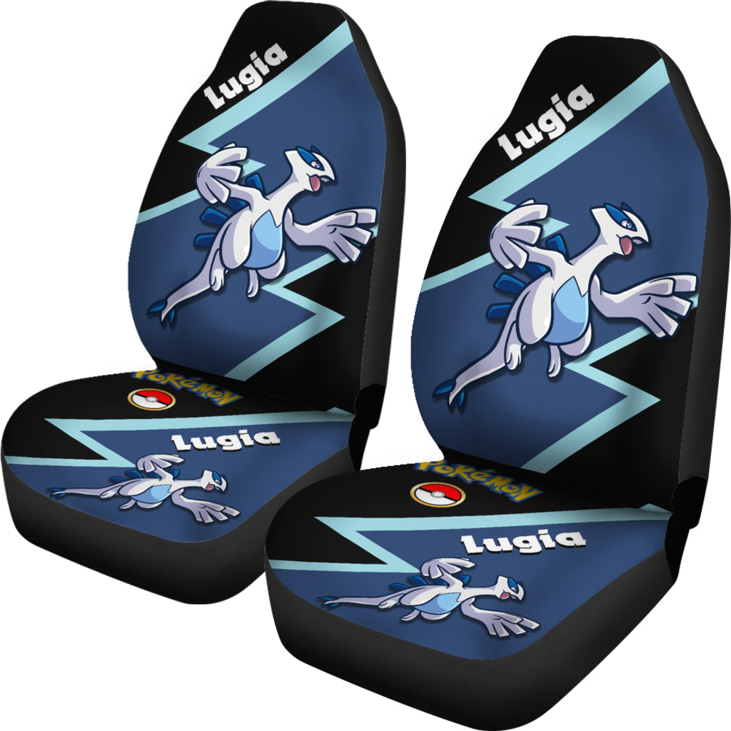 Lugia Pokemon Custom Car Seat Covers Premium Decor Protectors - AnimeBape