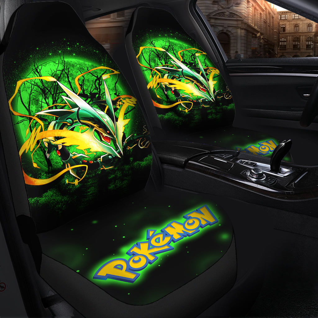 Mega X Rayquaza Legendary Pokemon Custom Car Seat Covers Protectors ...