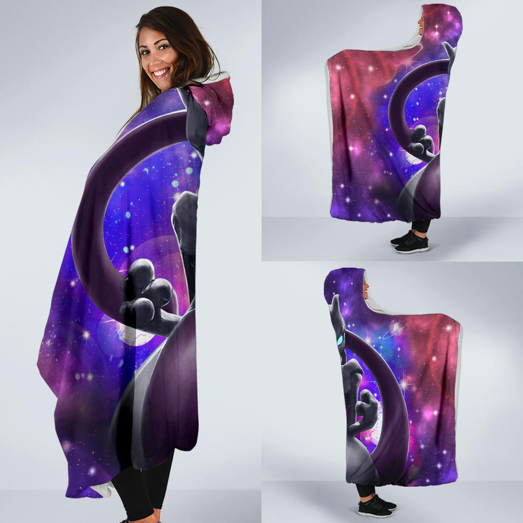 Mewtwo Galaxy Hoodie Blanket for Pokemon Fans - Soft Economy Design ...