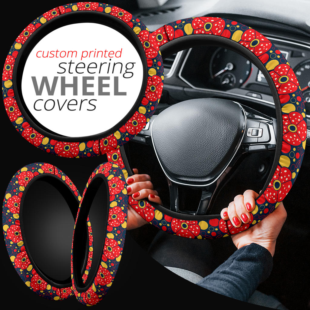 Mushroom Pokemon Car Steering Wheel Cover - Premium Quality - AnimeBape