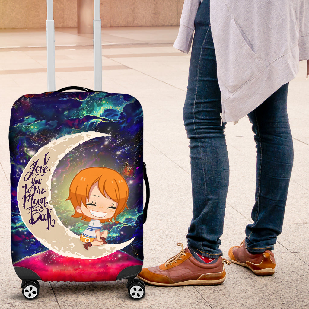 One Piece Nami Love You To The Moon Galaxy Luggage Cover Protector ...