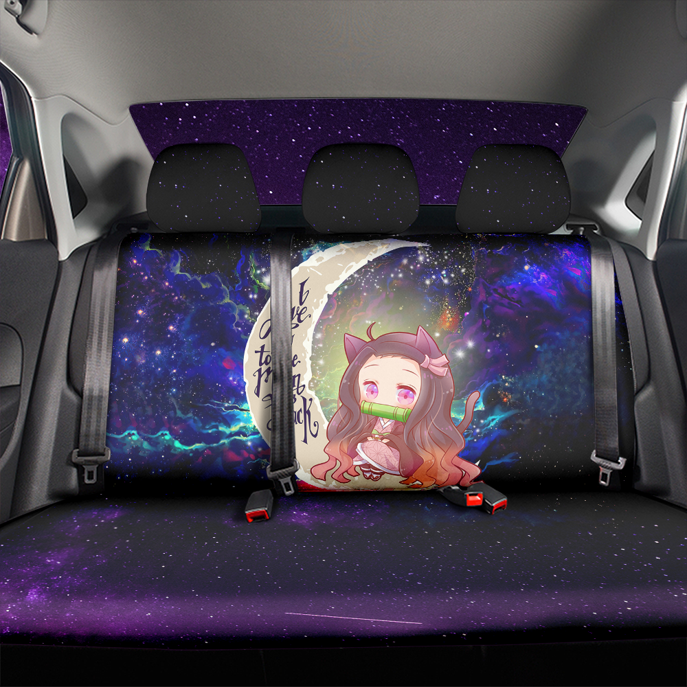 Nezuko Demon Slayer Galaxy Car Back Seat Covers Protectors Custom ...