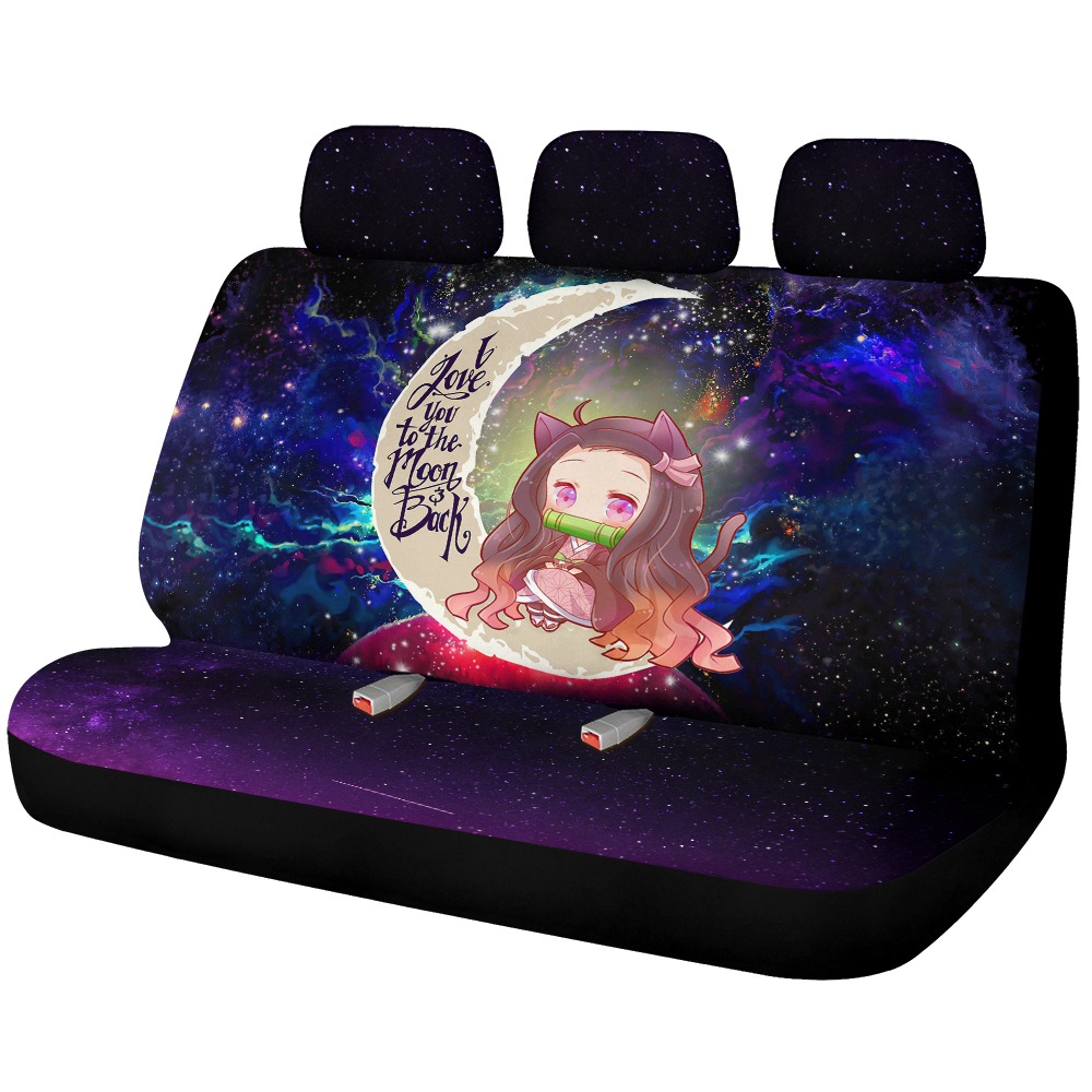 Nezuko Demon Slayer Galaxy Car Back Seat Covers Protectors Custom ...