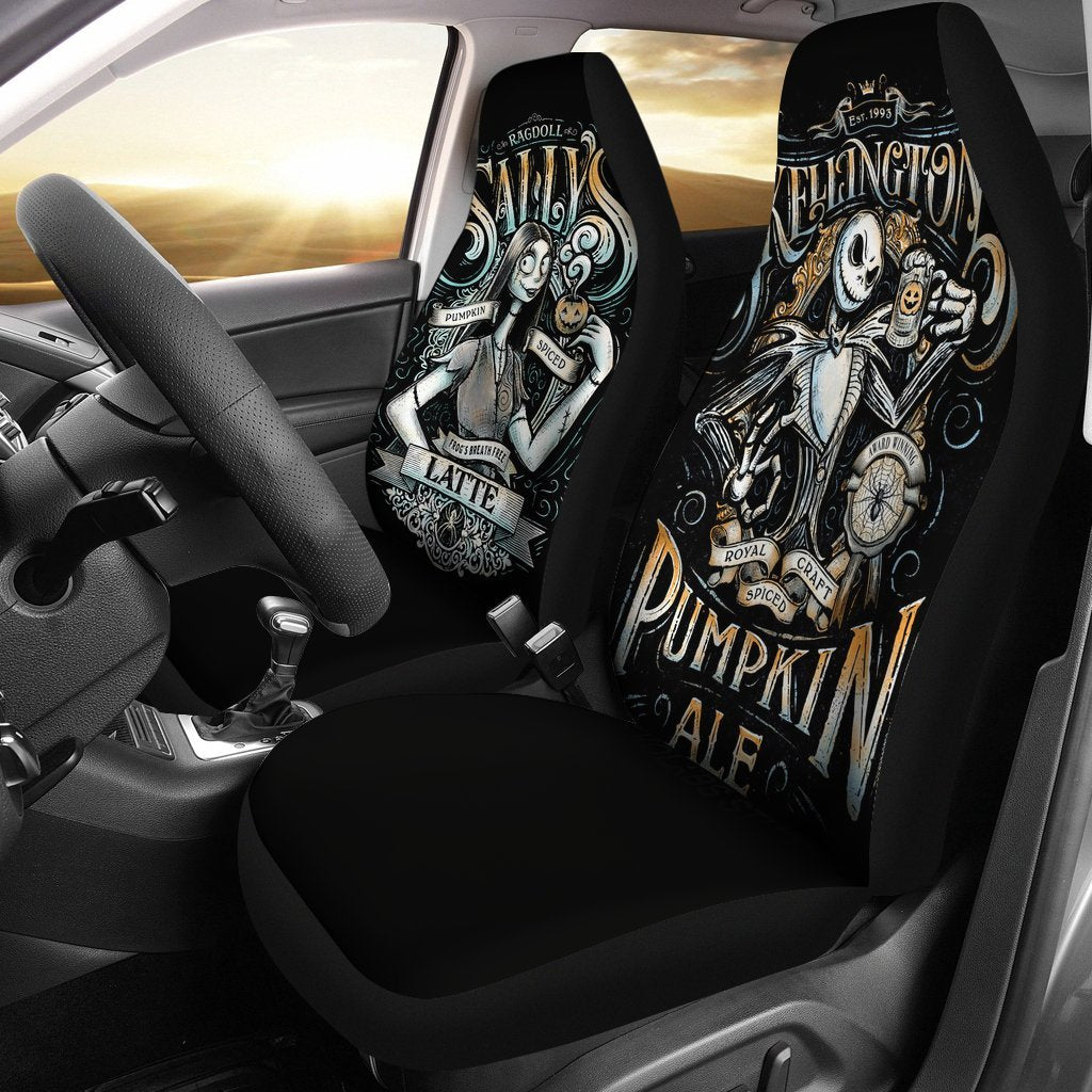 Nightmare Before Christmas Themed Car Seat Covers for Cars AnimeBape