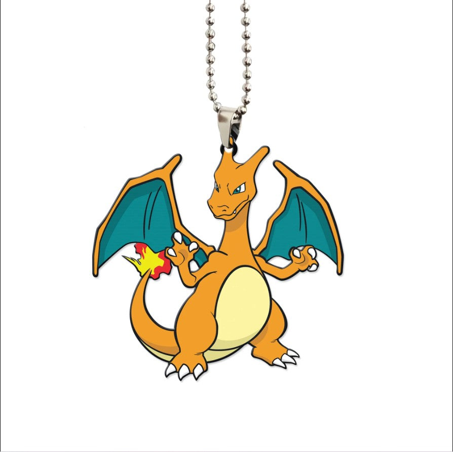 Custom Ashs Charizard Custom Shape Ornament | Pokemon Custom Shape Car ...