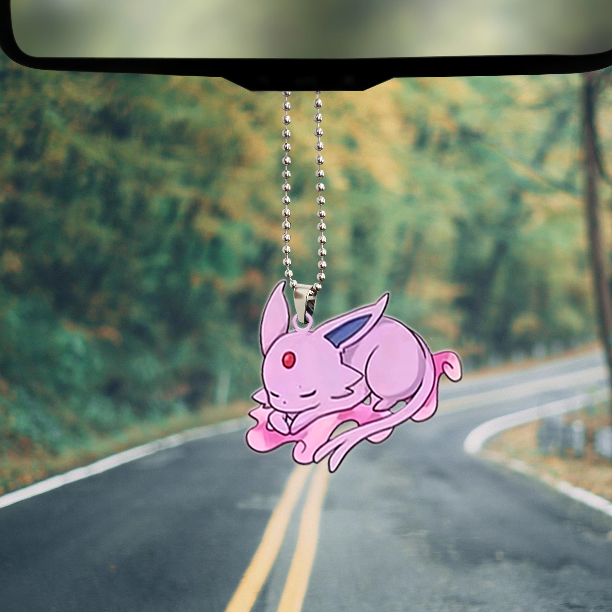 Espeon Sleep Pokemon Eevee Evolution Custom Shape Ornament Custom Car ...