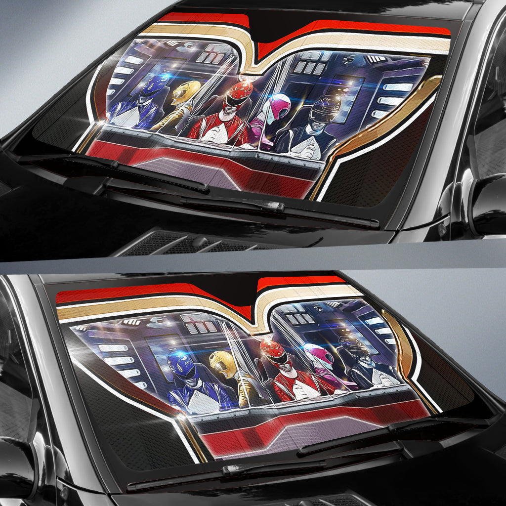 Power Rangers HD Auto Sunshades for Car Windshield - AnimeBape
