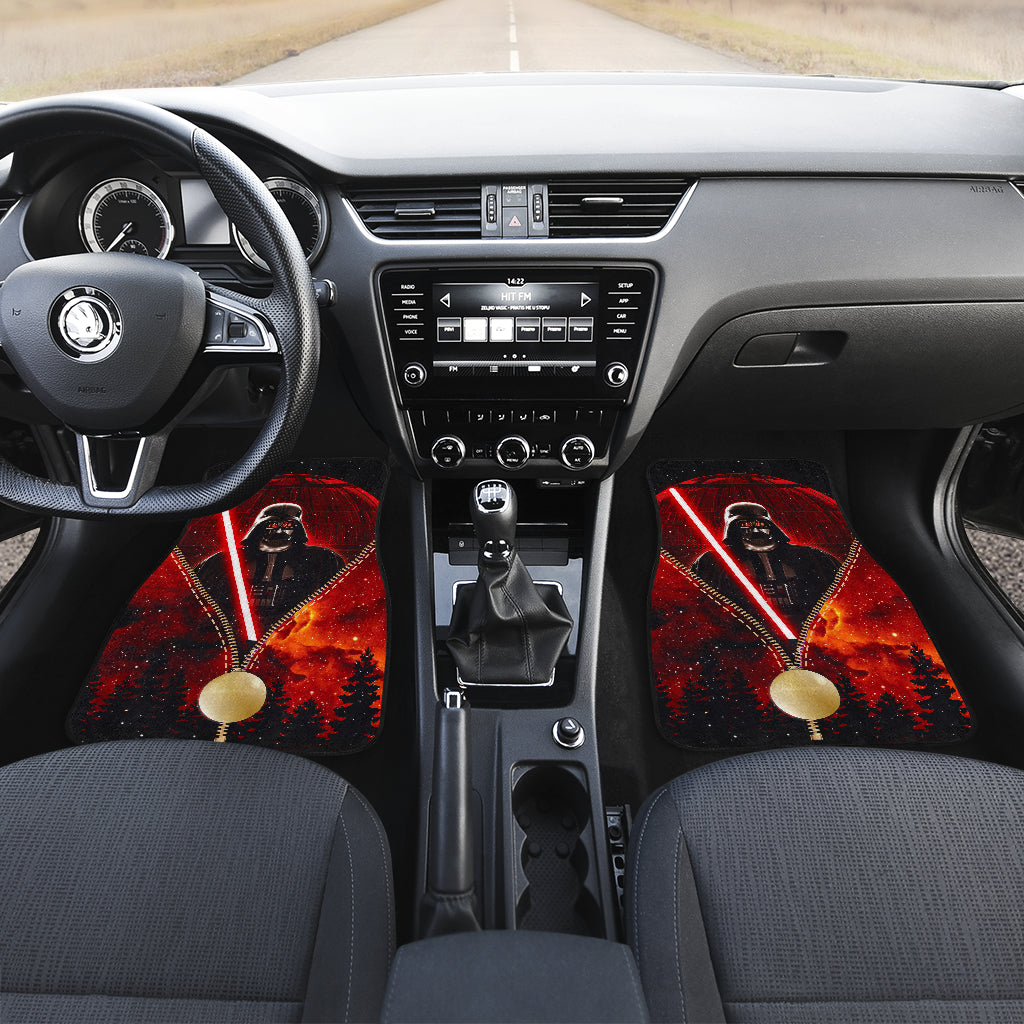 Red Darth Vader Death Star Car Floor Mats - Star Wars Accessories ...