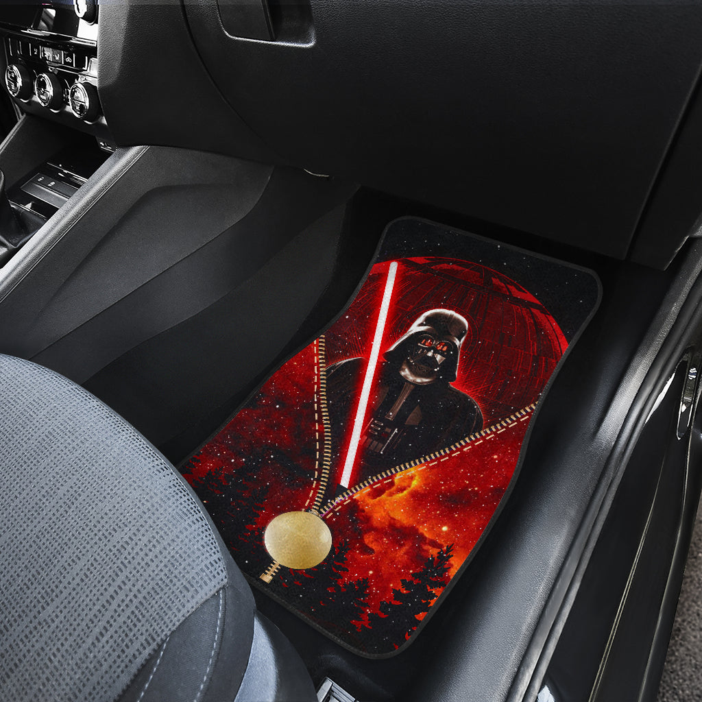 Red Darth Vader Death Star Car Floor Mats - Star Wars Accessories ...