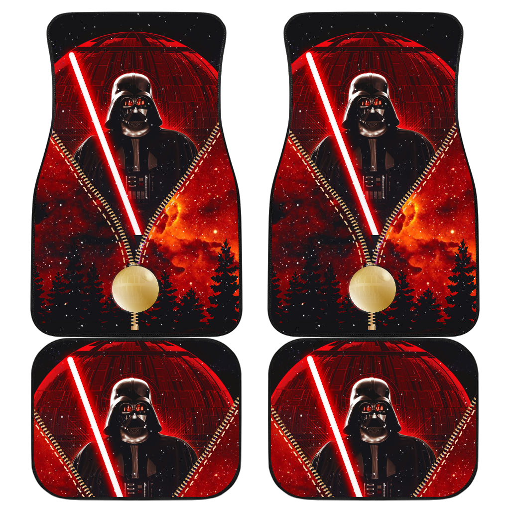 Red Darth Vader Death Star Car Floor Mats - Star Wars Accessories ...