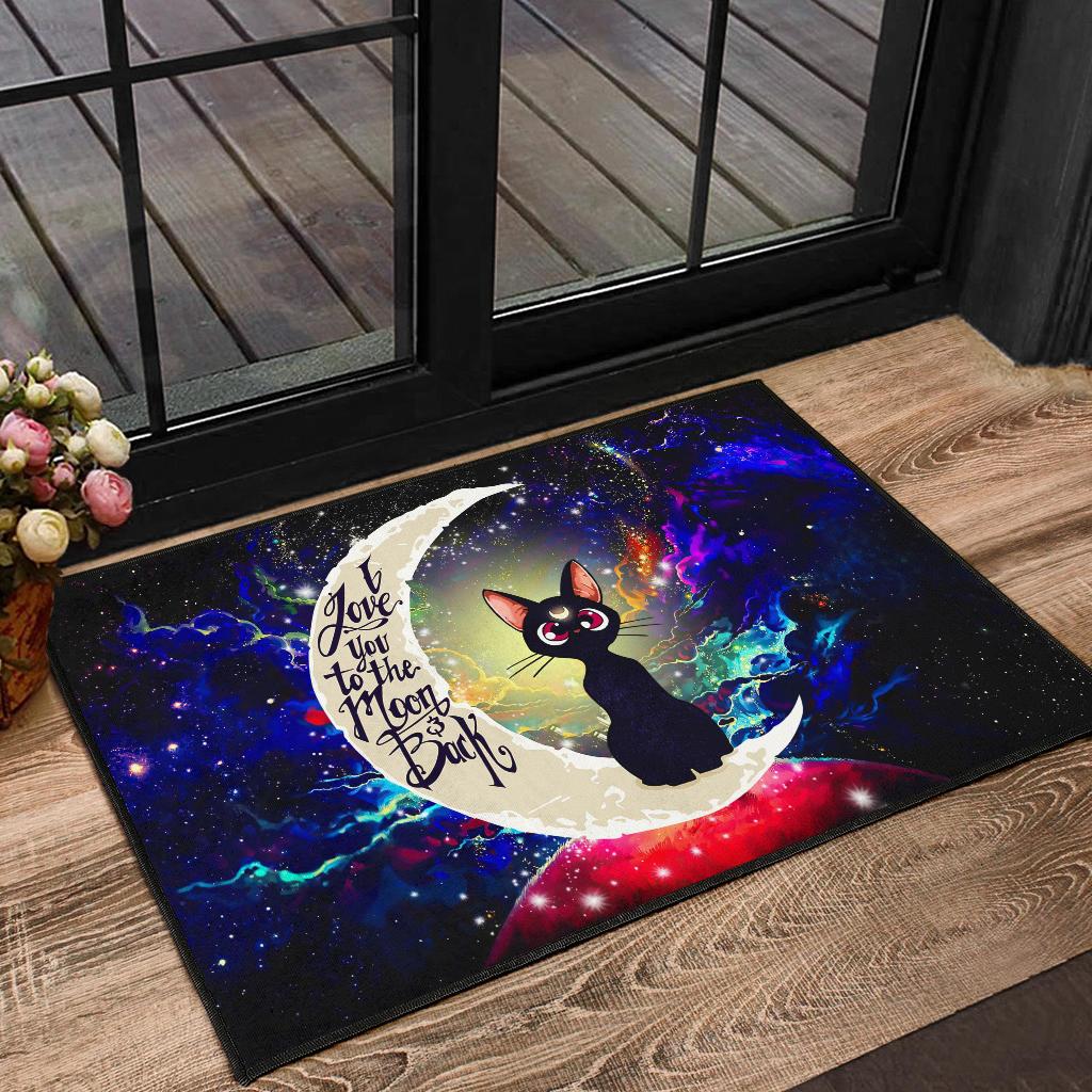 Sailor Moon Artemis Luna Cat Lovers Welcome Door Mat Home Décor - AnimeBape