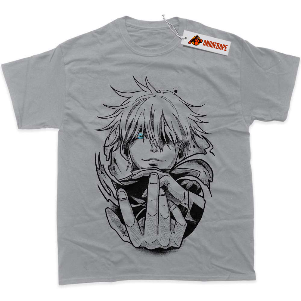 Jujutsu Kaisen Satoru Gojo Graphic Tee, Anime Shirt for Fans - AnimeBape