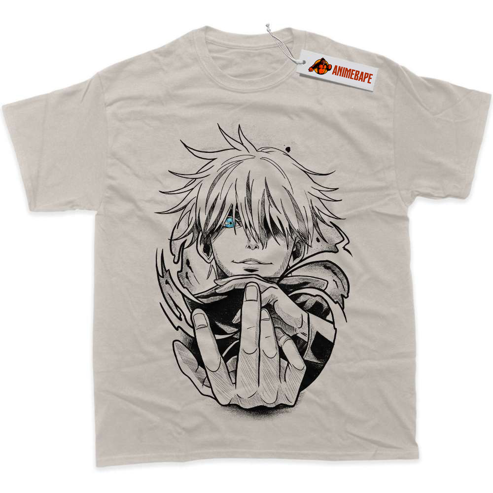 Jujutsu Kaisen Satoru Gojo Graphic Tee, Anime Shirt for Fans - AnimeBape