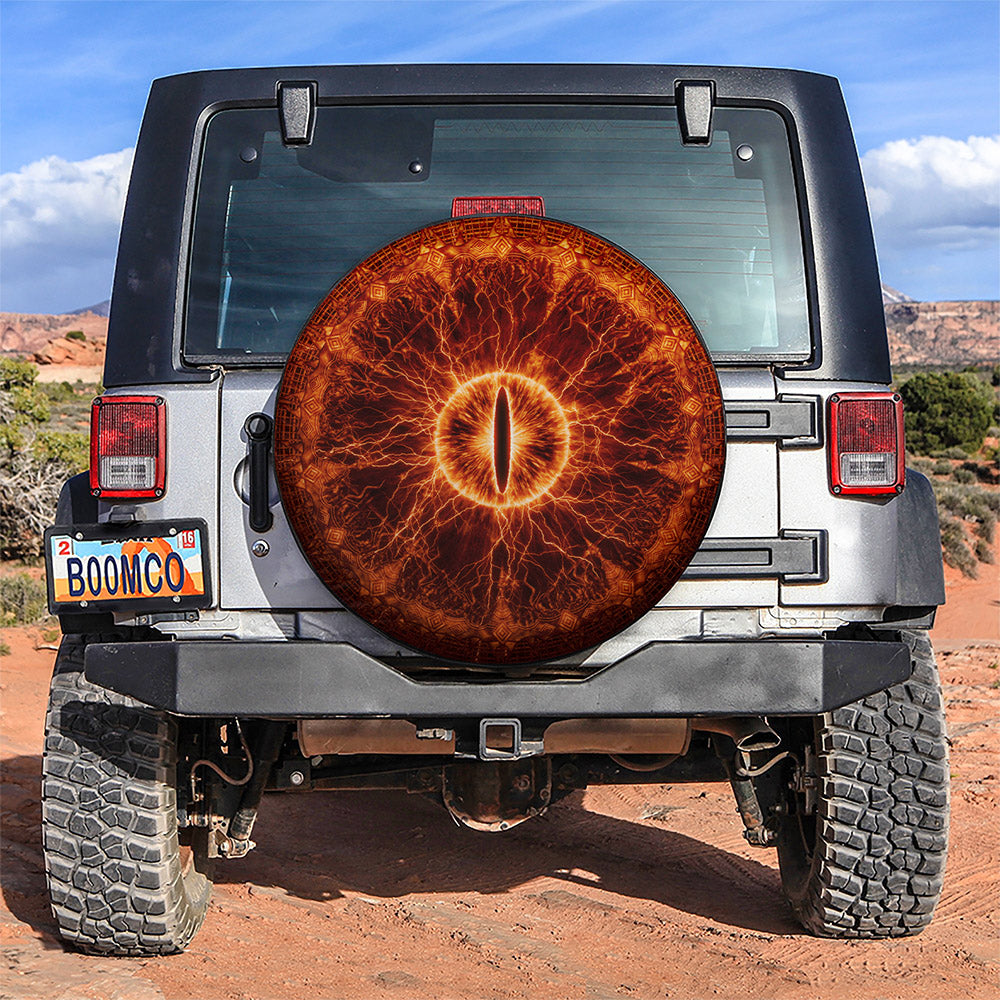 Sauron Eye Tire Covers for Jeep - Unique Gift for Campers - AnimeBape