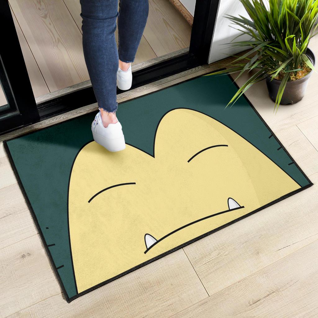 Snorlax Face Doormat for Pokemon Fans - Cute Entrance Mat - AnimeBape
