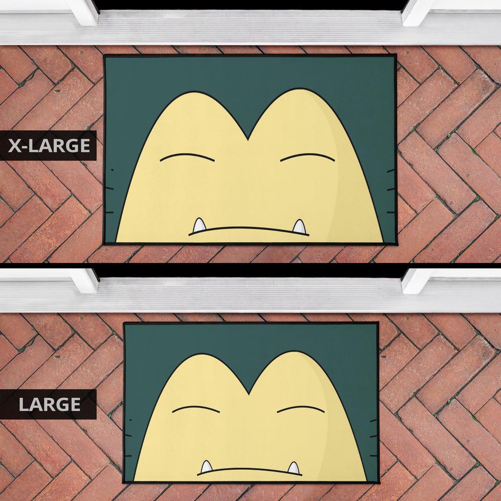 Snorlax Face Doormat for Pokemon Fans - Cute Entrance Mat - AnimeBape