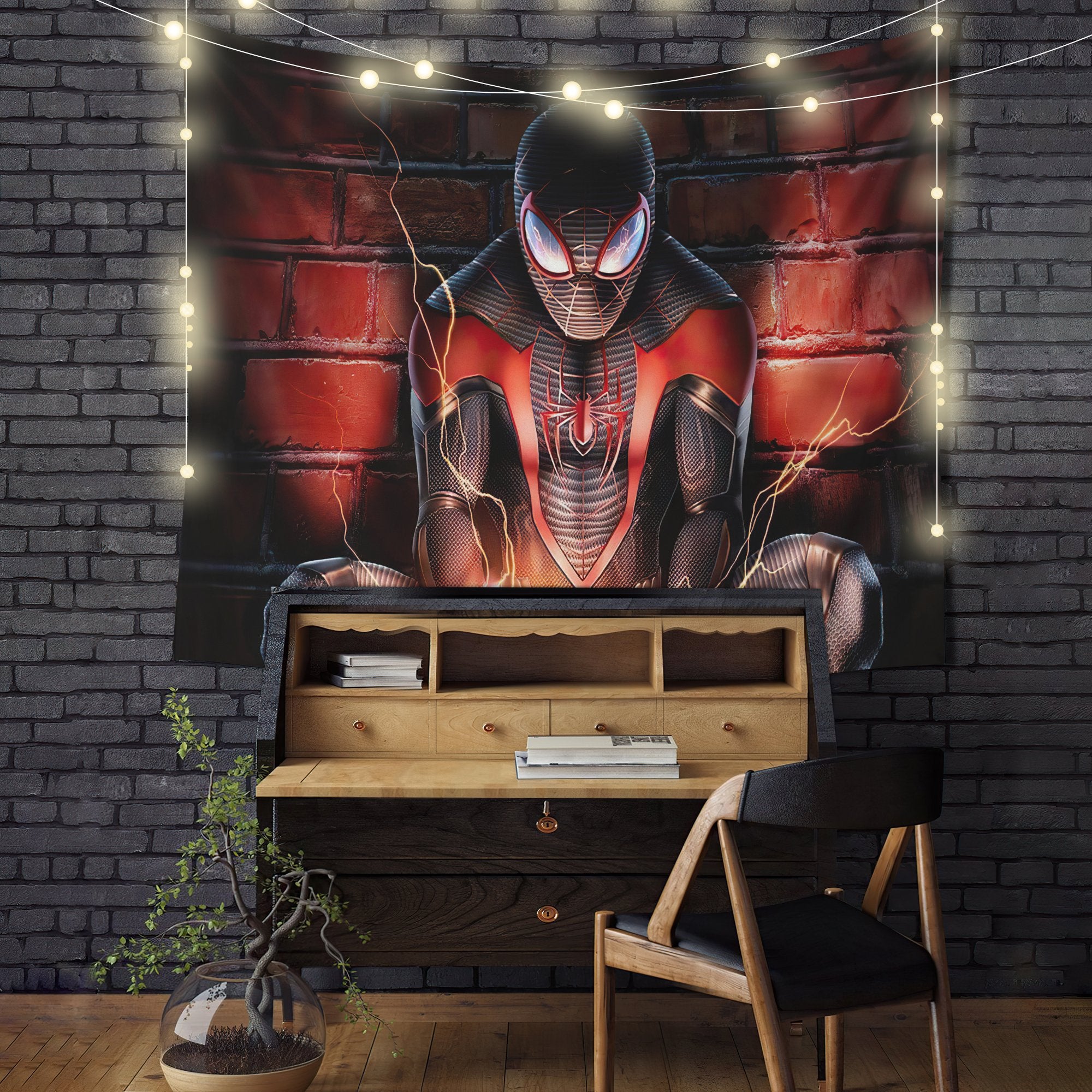 Spider Man Wall Tapestry Decor for Bedroom or Living Room - AnimeBape