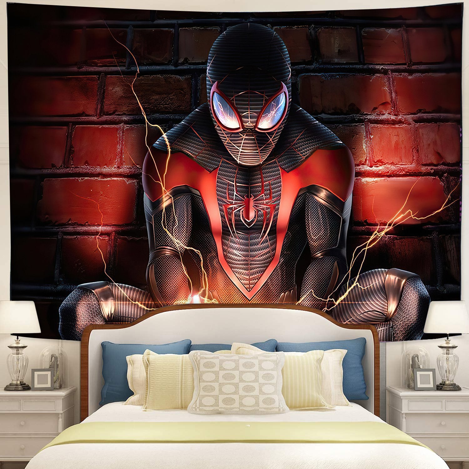 Spider Man Wall Tapestry Decor for Bedroom or Living Room - AnimeBape