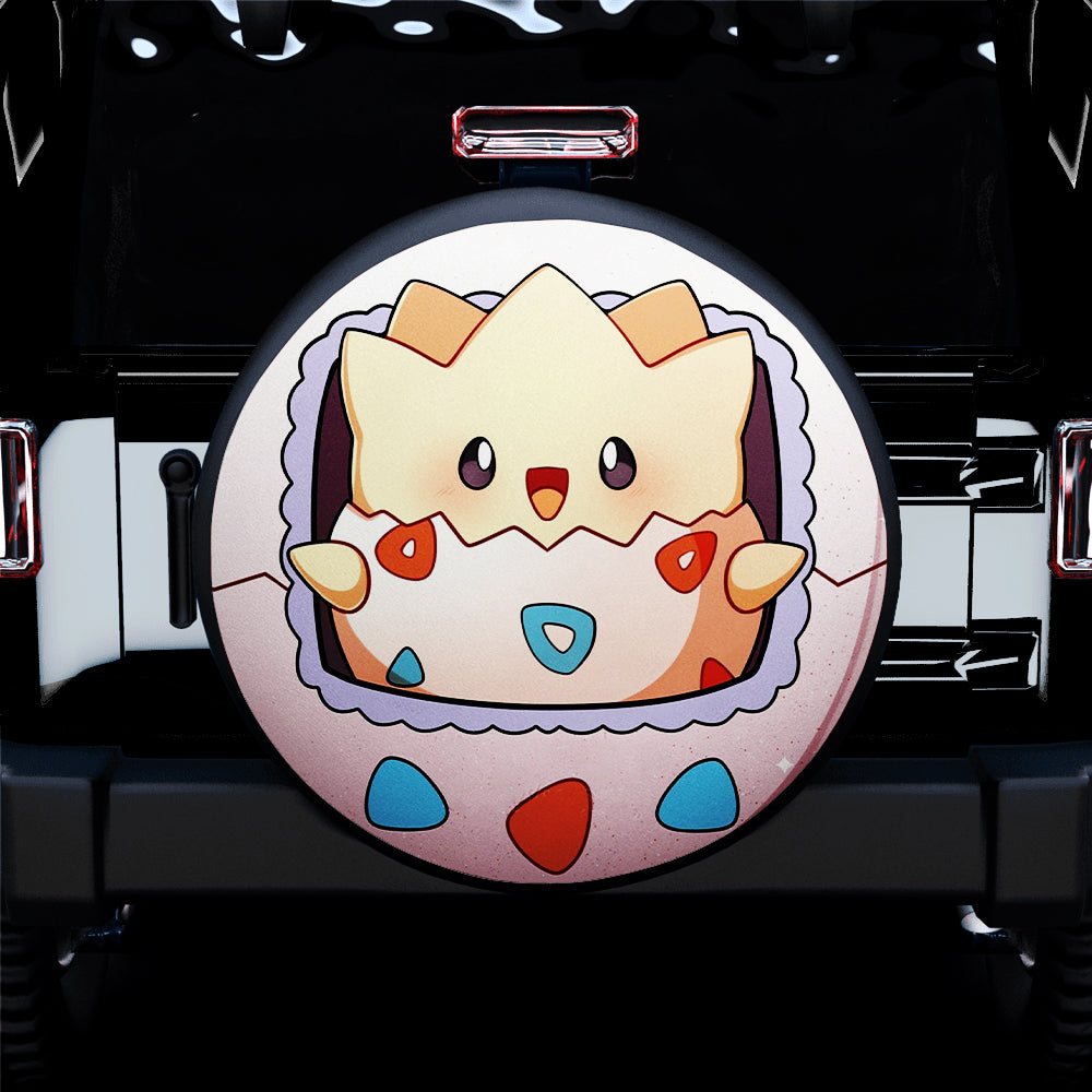 Togepi Pokemon Car Tire Cover Gift for Campers and Jeep Owners - AnimeBape