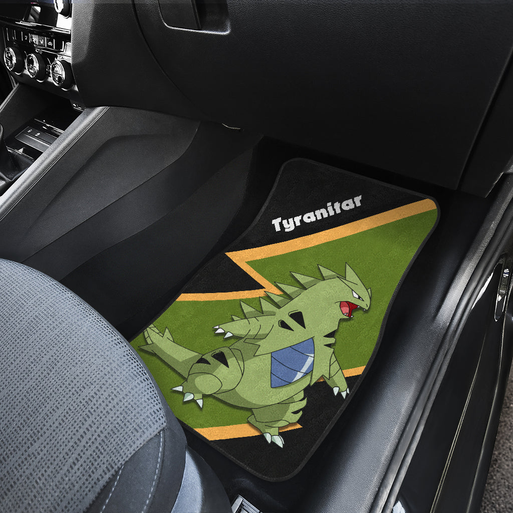 Tyranitar Pokémon Floor Mats for Cars | Car Accessories - AnimeBape