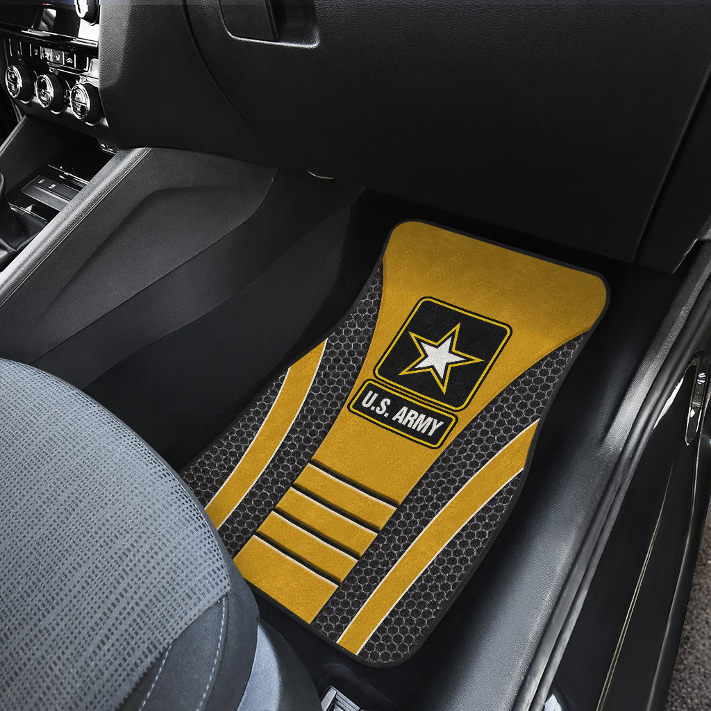 US Army Logo Car Floor Mats for Vehicle Interior Protection - AnimeBape