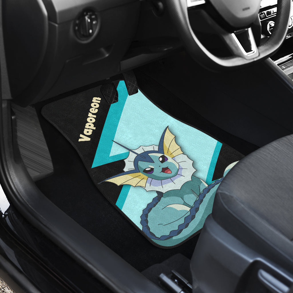 Vaporeon Pokémon Floor Mats for Cars | Automotive Accessories - AnimeBape
